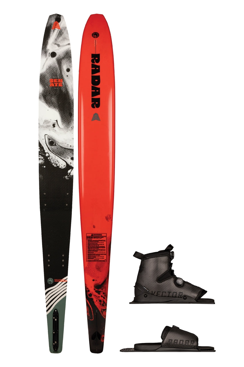 Radar Senate Graphite w/Carbitex Vector Boa & ARTP Waterski Package ...