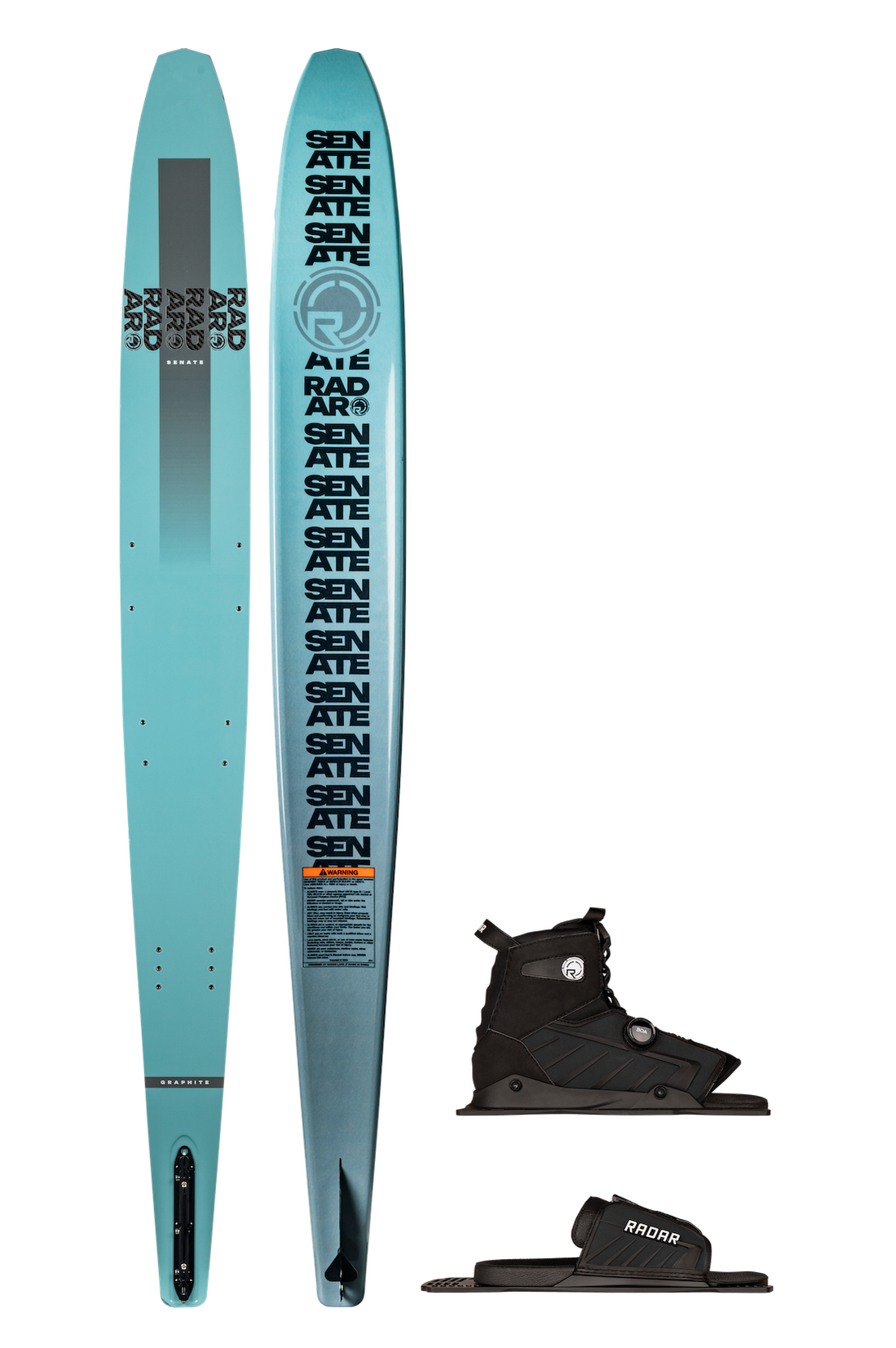 Radar Senate Graphite Vector BOA & ARTP Waterski Package | Wakesports ...